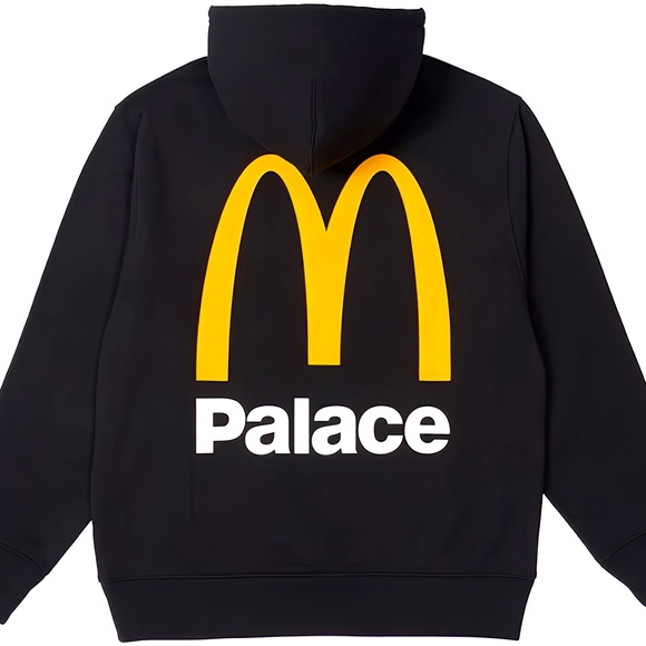 PALACE | Sweaters | Palace X Mcdonalds Logo Hood Black Medium | Poshmark